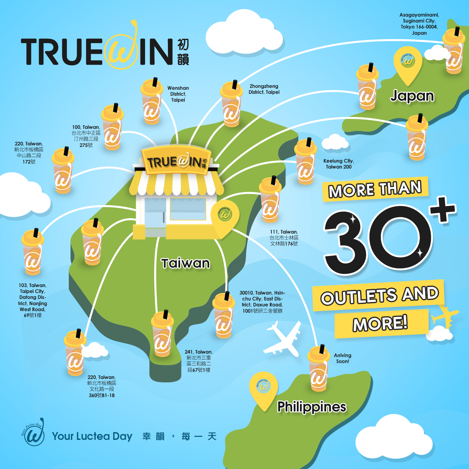 TrueWin – No. 1 Fruit Tea Shop in Taiwan